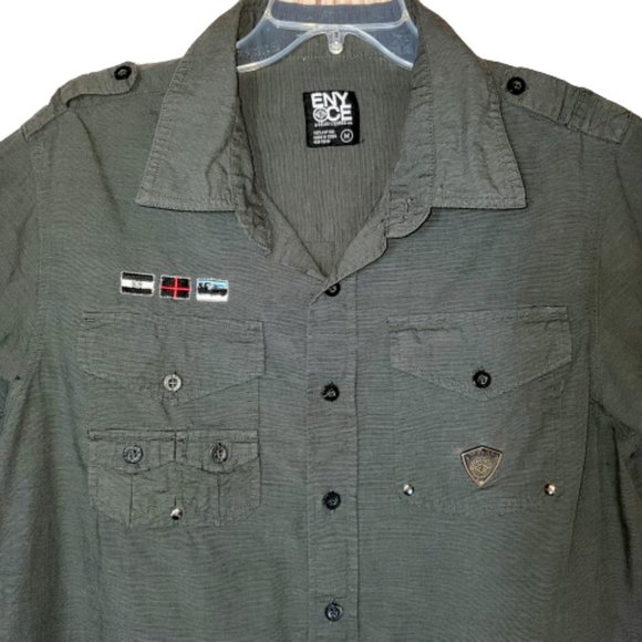 Enyce | Shirts | Enyce Sean Combs Co Short Sleeve Shirt Mens M | Poshmark